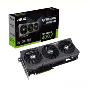 asus tuf gaming geforce rtx™ 4060 ti oc edition gaming graphics card (pcie 4.0, 8gb gddr6, dlss 3, hdmi 2.1a, displayport 1.4a)