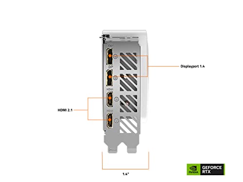 GIGABYTE GV-N406TAERO OC-8GD GeForce RTX 4060 Ti AERO OC 8G Graphics Card, 3X WINDFORCE Fans, 8GB 128-bit GDDR6, Video Card