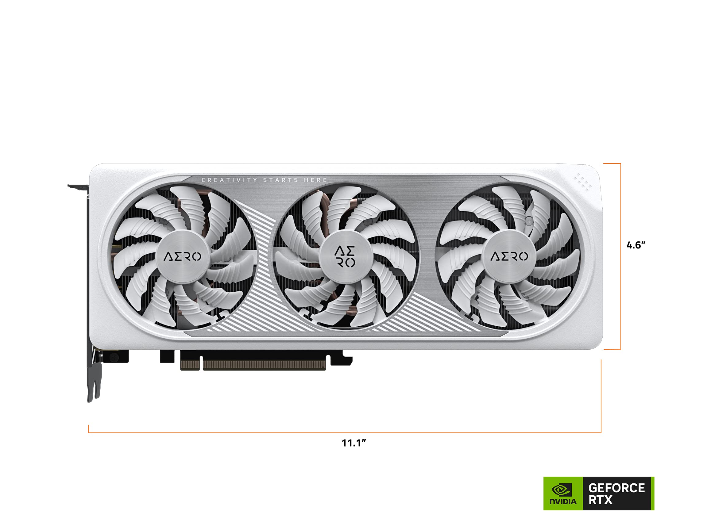 GIGABYTE GV-N406TAERO OC-8GD GeForce RTX 4060 Ti AERO OC 8G Graphics Card, 3X WINDFORCE Fans, 8GB 128-bit GDDR6, Video Card