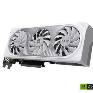 GIGABYTE GV-N406TAERO OC-8GD GeForce RTX 4060 Ti AERO OC 8G Graphics Card, 3X WINDFORCE Fans, 8GB 128-bit GDDR6, Video Card