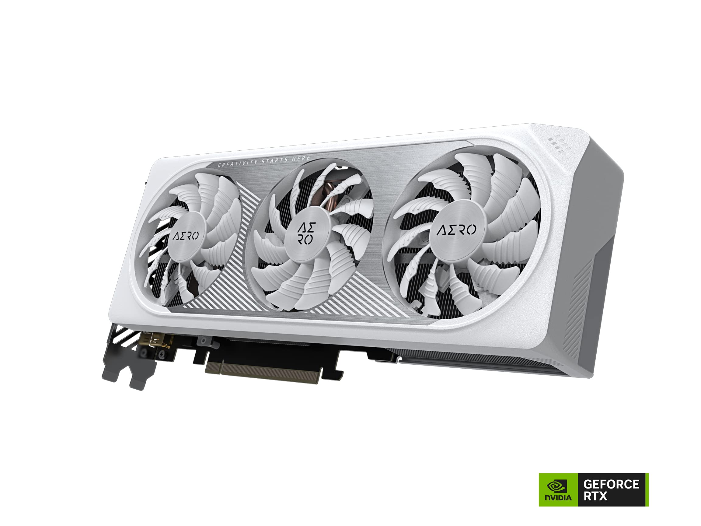 GIGABYTE GV-N406TAERO OC-8GD GeForce RTX 4060 Ti AERO OC 8G Graphics Card, 3X WINDFORCE Fans, 8GB 128-bit GDDR6, Video Card