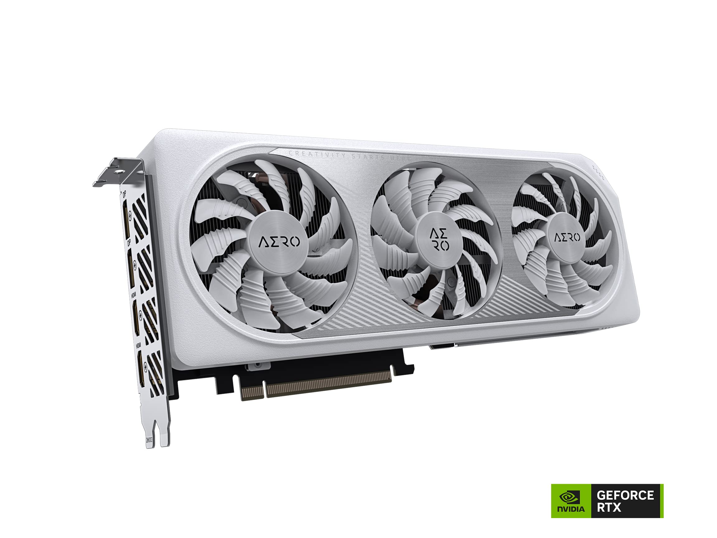 GIGABYTE GV-N406TAERO OC-8GD GeForce RTX 4060 Ti AERO OC 8G Graphics Card, 3X WINDFORCE Fans, 8GB 128-bit GDDR6, Video Card