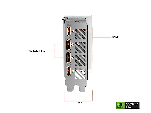 GIGABYTE GeForce RTX 4060 Ti AERO OC 16G Graphics Card, 3X WINDFORCE Fans, 16GB 128-bit GDDR6, GV-N406TAERO OC-16GD Video Card