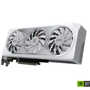 GIGABYTE GeForce RTX 4060 Ti AERO OC 16G Graphics Card, 3X WINDFORCE Fans, 16GB 128-bit GDDR6, GV-N406TAERO OC-16GD Video Card