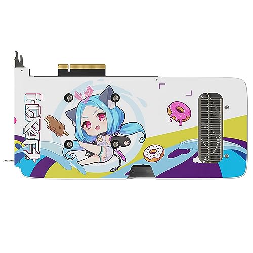 maxsun GeForce RTX 4060 iCraft OC ACGN Limited Edition 8GB GDDR6 (PCIe 4.0, DLSS 3.5, HDMI 2.1, DisplayPort 1.4a, RGB, Anime White GPU)