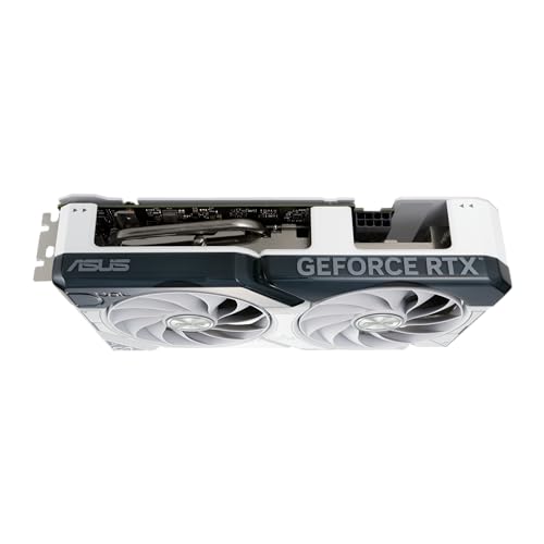 ASUS Dual GeForce RTX™ 4060 Ti White Edition 8GB GDDR6 (PCIe 4.0, 8GB GDDR6, DLSS 3, HDMI 2.1, DisplayPort 1.4a, Axial-tech Fan Design, 0dB Technology, and More)