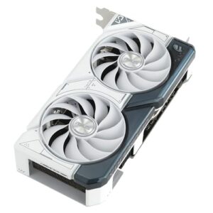 ASUS Dual GeForce RTX™ 4060 Ti White Edition 8GB GDDR6 (PCIe 4.0, 8GB GDDR6, DLSS 3, HDMI 2.1, DisplayPort 1.4a, Axial-tech Fan Design, 0dB Technology, and More)