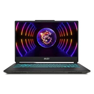 msi 2023 cyborg 15.6" 144hz fhd gaming laptop, 12th gen intel 10-core i7-12650h (beat i9-11980hk), nvidia geforce rtx 4060 8gb, 64gb ddr5 ram, 2tb pcie ssd, ray tracing, vr ready, windows 11 pro