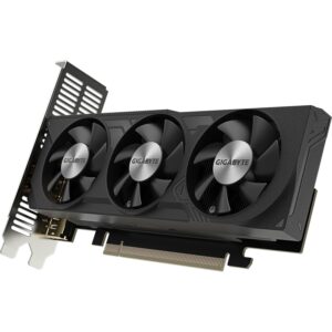 Gigabyte NVIDIA GeForce RTX 4060 OC Low Profile Graphics Card - 8GB GDDR6, 128-bit, PCI-E 4.0, 2475MHz Core Clock, 2X DP 1.4, 2X HDMI 2.1a, NVIDIA DLSS 3 - GV-N4060OC-8GL