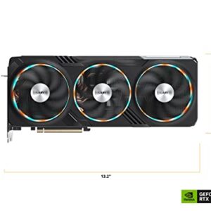 GIGABYTE GeForce RTX 4070 Ti Gaming OC 12G Graphics Card, 3X WINDFORCE Fans, 12GB 192-bit GDDR6X, GV-N407TGAMING OC-12GD Video Card