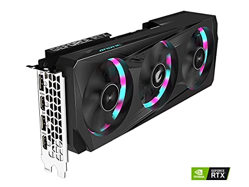 GIGABYTE AORUS GeForce RTX 3060 Ti Elite 8G (REV2.0) Graphics Card, 3X WINDFORCE Fans, LHR, 8GB 256-bit GDDR6, GV-N306TAORUS E-8GD REV2.0 Video Card