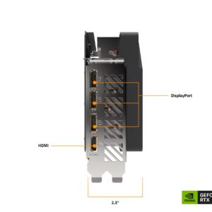 GIGABYTE GeForce RTX 4070 Ti Eagle OC 12G Graphics Card, 3X WINDFORCE Fans, 12GB 192-bit GDDR6X, GV-N407TEAGLE OC-12GD Video Card