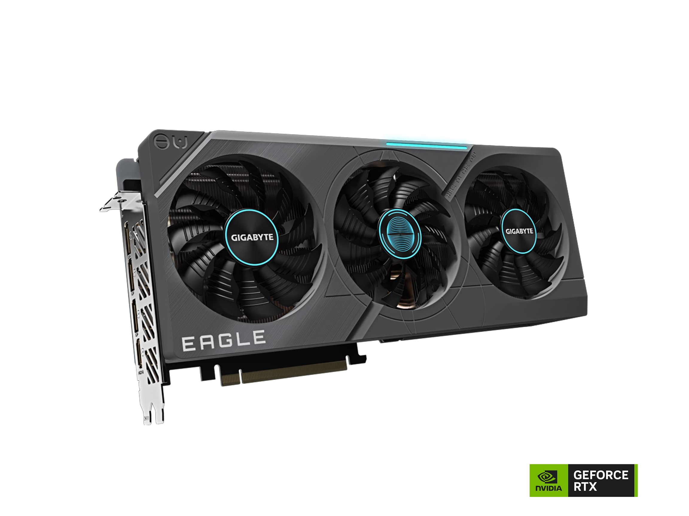 GIGABYTE GeForce RTX 4070 Ti Eagle OC 12G Graphics Card, 3X WINDFORCE Fans, 12GB 192-bit GDDR6X, GV-N407TEAGLE OC-12GD Video Card