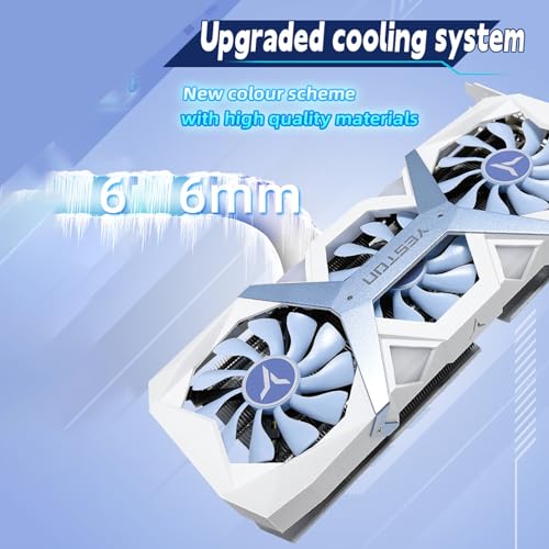 Docooler RTX 4060 Ti 8G GDDR6 Graphics Card for Gaming PC Powerful Cooling System Intelligent Fan Control High Core Frequency Multi-Interface Support High-Temperature Resistant Solid Capacitors