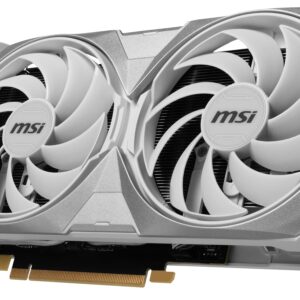 MSI Gaming GeForce RTX 4070 12GB GDRR6X Extreme Clock: 2520 MHz 192-Bit HDMI/DP Nvlink TORX Fan 4.0 Ada Lovelace Architecture Graphics Card (RTX 4070 VENTUS 2X WHITE 12G OC)