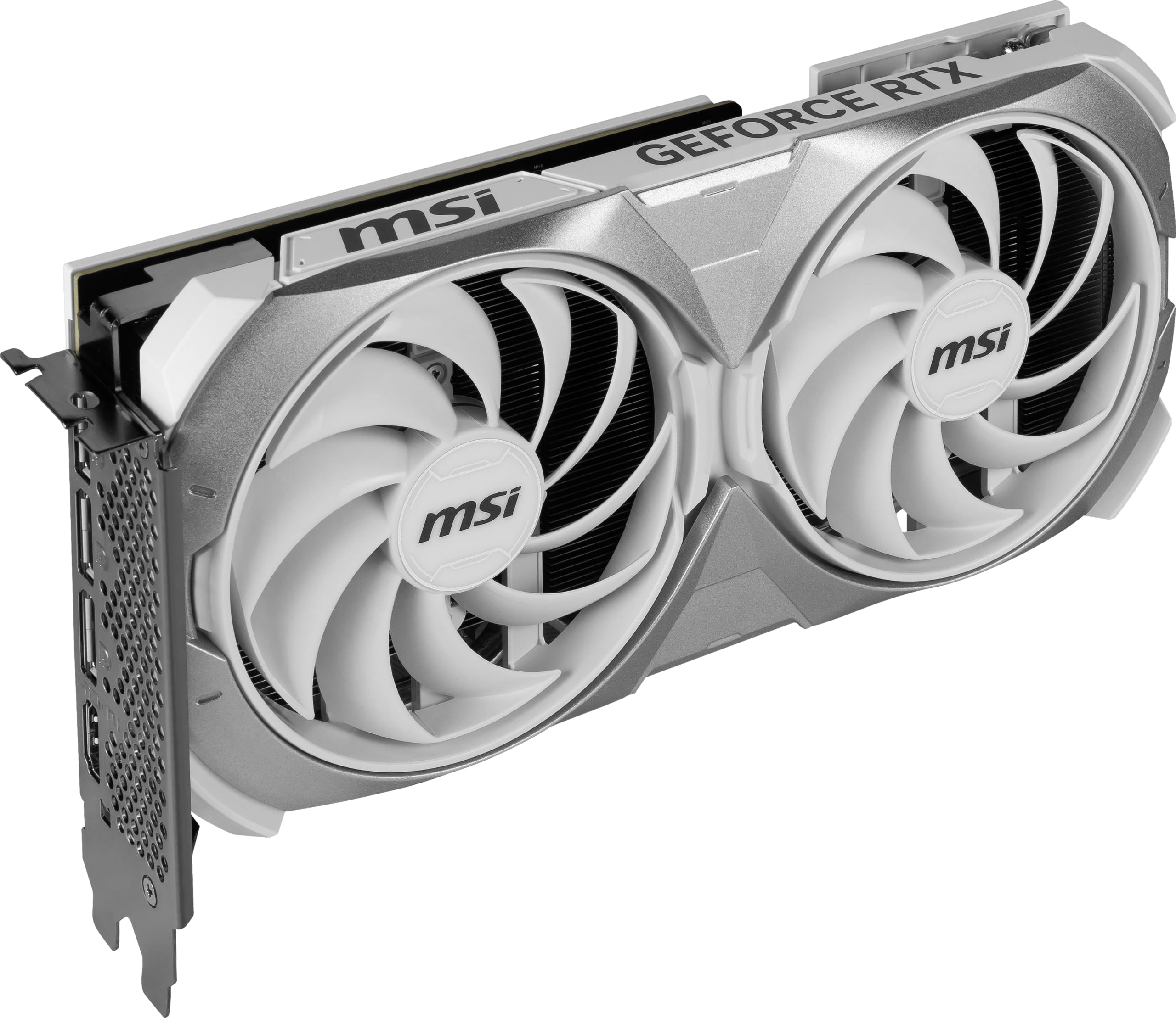 MSI Gaming GeForce RTX 4070 12GB GDRR6X Extreme Clock: 2520 MHz 192-Bit HDMI/DP Nvlink TORX Fan 4.0 Ada Lovelace Architecture Graphics Card (RTX 4070 VENTUS 2X WHITE 12G OC)