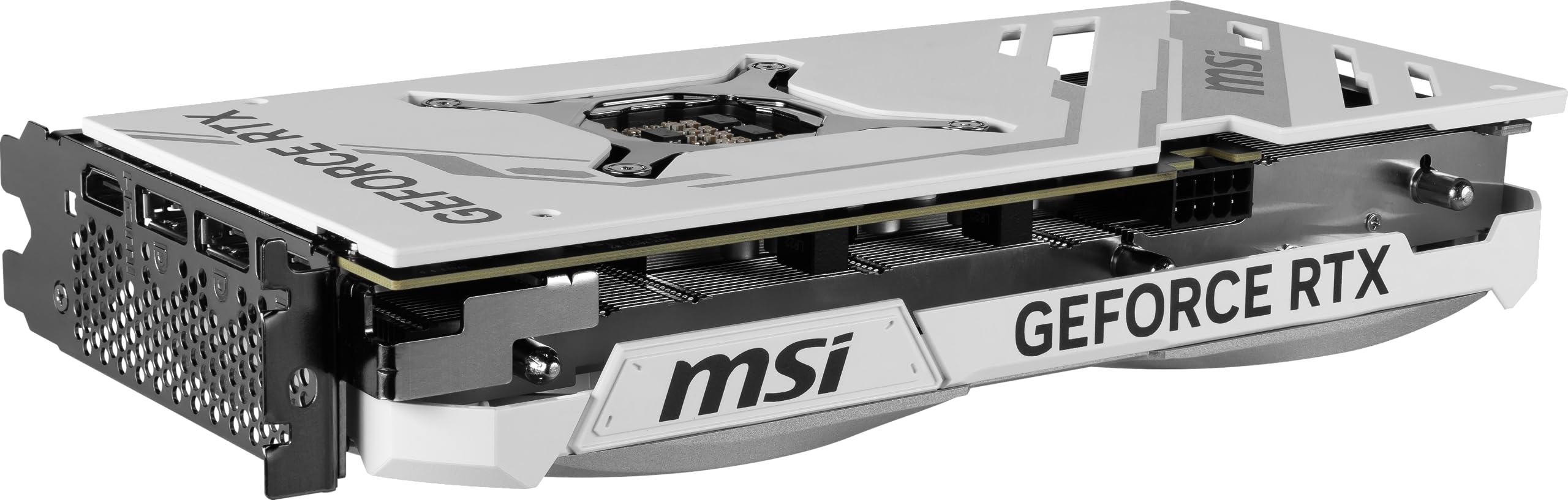 MSI Gaming GeForce RTX 4070 12GB GDRR6X Extreme Clock: 2520 MHz 192-Bit HDMI/DP Nvlink TORX Fan 4.0 Ada Lovelace Architecture Graphics Card (RTX 4070 VENTUS 2X WHITE 12G OC)