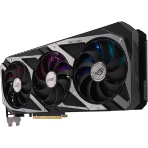 ASUS ROG Strix NVIDIA GeForce RTX 3060 V2 OC Edition Gaming Graphics Card (PCIe 4.0, 12GB GDDR6, HDMI 2.1, DisplayPort 1.4a, Axial-tech Fan Design, 2.7-Slot, Super Alloy Power II, GPU Tweak II)