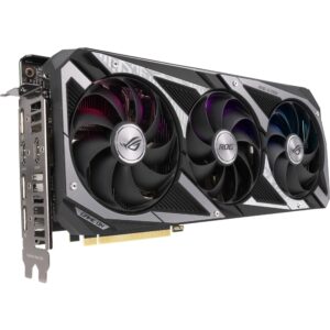 ASUS ROG Strix NVIDIA GeForce RTX 3060 V2 OC Edition Gaming Graphics Card (PCIe 4.0, 12GB GDDR6, HDMI 2.1, DisplayPort 1.4a, Axial-tech Fan Design, 2.7-Slot, Super Alloy Power II, GPU Tweak II)