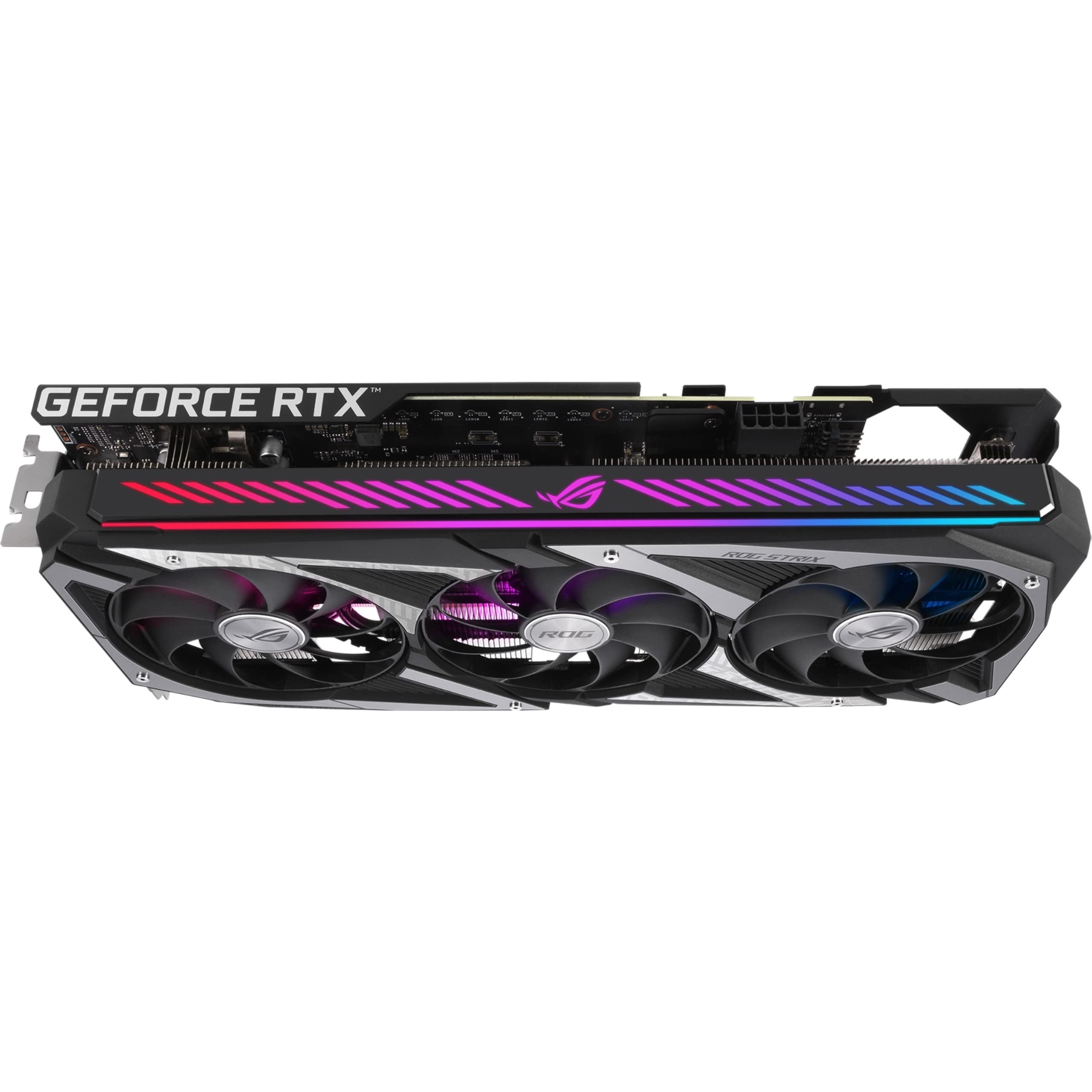 ASUS ROG Strix NVIDIA GeForce RTX 3060 V2 OC Edition Gaming Graphics Card (PCIe 4.0, 12GB GDDR6, HDMI 2.1, DisplayPort 1.4a, Axial-tech Fan Design, 2.7-Slot, Super Alloy Power II, GPU Tweak II)