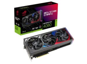 asus rog strix geforce rtx® 4080 oc edition gaming graphics card (pcie 4.0, 16gb gddr6x, hdmi 2.1a, displayport 1.4a)