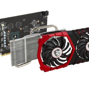 MSI Computer Video Graphic Cards GeForce GTX 1050 TI GAMING X 4G, 4GB