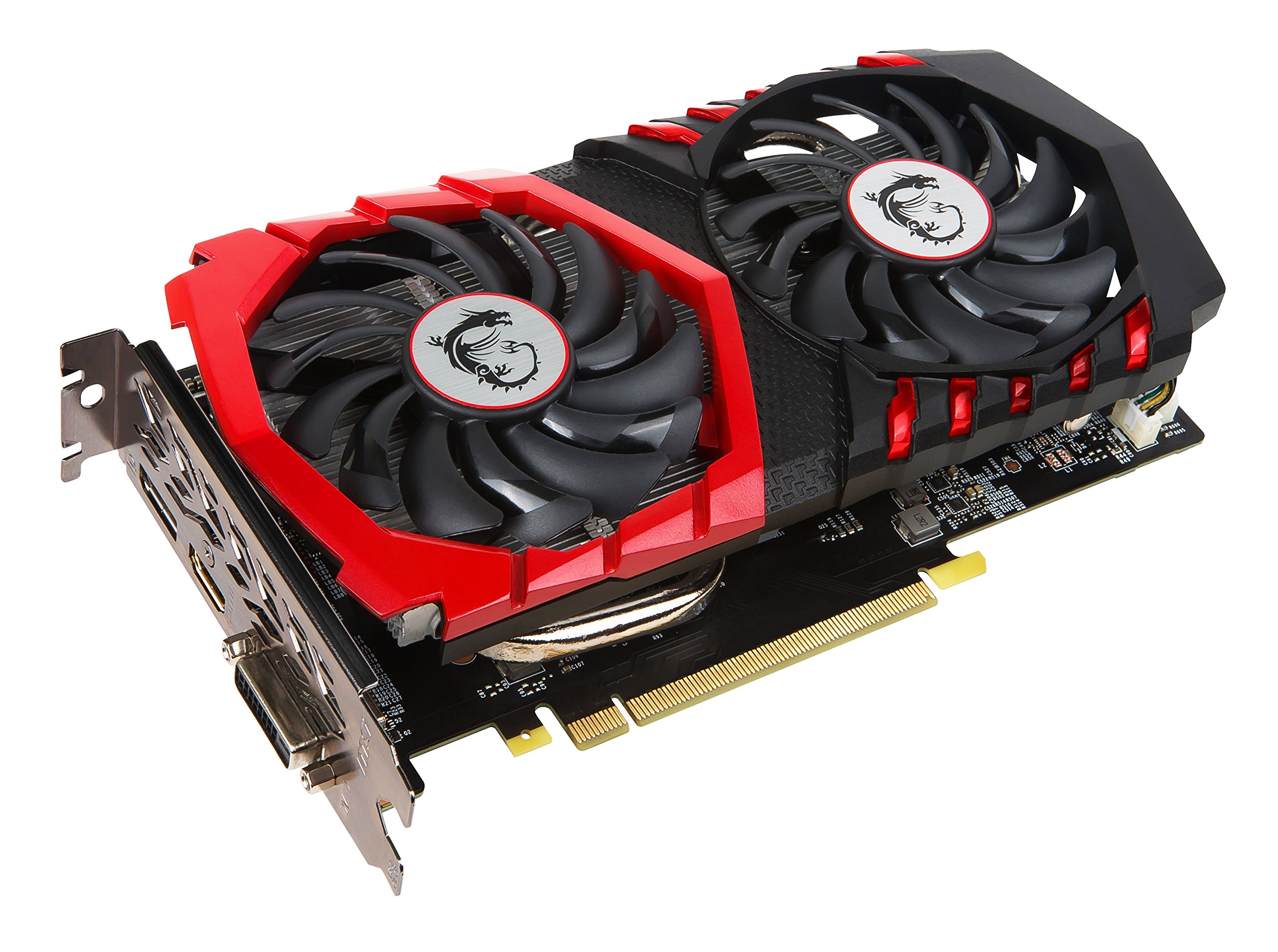 MSI Computer Video Graphic Cards GeForce GTX 1050 TI GAMING X 4G, 4GB