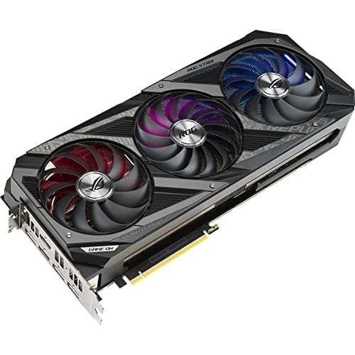 ASUS ROG Strix NVIDIA GeForce RTX 3060 Ti V2 OC Edition Gaming Graphics Card (PCIe 4.0, 8GB GDDR6, LHR, HDMI 2.1, DisplayPort 1.4a, Axial-tech Fan Design, 2.9-slot, Super Alloy Power II, GPU Tweak II)