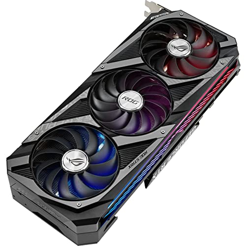 ASUS ROG Strix NVIDIA GeForce RTX 3060 Ti V2 OC Edition Gaming Graphics Card (PCIe 4.0, 8GB GDDR6, LHR, HDMI 2.1, DisplayPort 1.4a, Axial-tech Fan Design, 2.9-slot, Super Alloy Power II, GPU Tweak II)