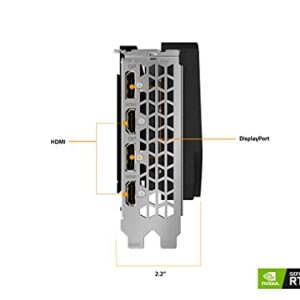 GIGABYTE AORUS GeForce RTX 3060 Elite 12G (REV2.0) Graphics Card, 3X WINDFORCE Fans, 12GB 192-bit GDDR6, GV-N3060AORUS E-12GD Video Card