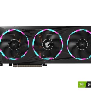 GIGABYTE AORUS GeForce RTX 3060 Elite 12G (REV2.0) Graphics Card, 3X WINDFORCE Fans, 12GB 192-bit GDDR6, GV-N3060AORUS E-12GD Video Card