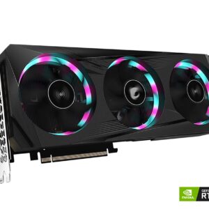 GIGABYTE AORUS GeForce RTX 3060 Elite 12G (REV2.0) Graphics Card, 3X WINDFORCE Fans, 12GB 192-bit GDDR6, GV-N3060AORUS E-12GD Video Card