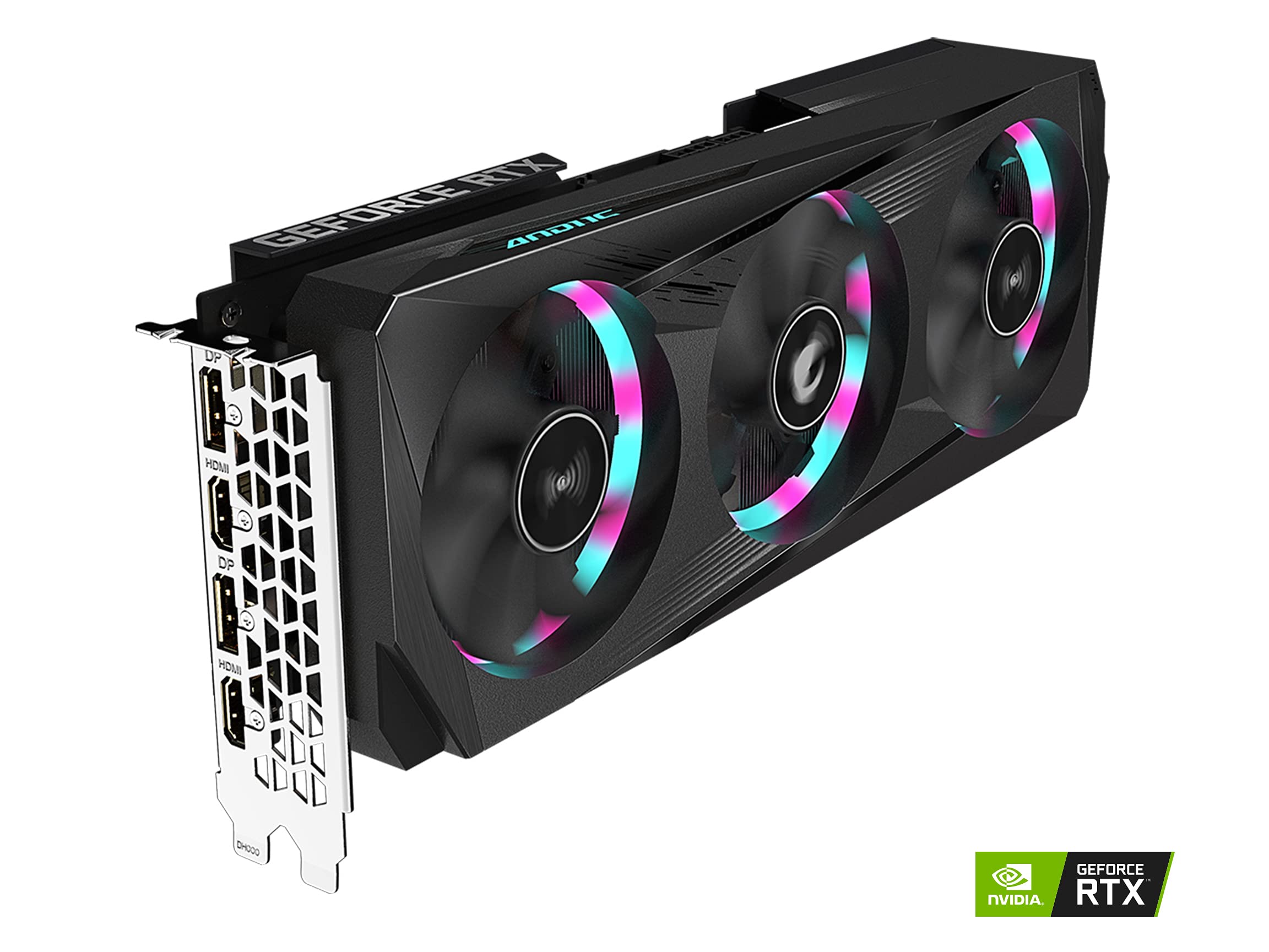 GIGABYTE AORUS GeForce RTX 3060 Elite 12G (REV2.0) Graphics Card, 3X WINDFORCE Fans, 12GB 192-bit GDDR6, GV-N3060AORUS E-12GD Video Card