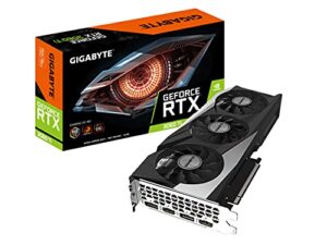 gigabyte geforce rtx 3060 ti gaming oc 8g (rev2.0) graphics card, 3x windforce fans, lhr, 8gb 256-bit gddr6, gv-n306tgaming oc-8gd rev2.0 video card