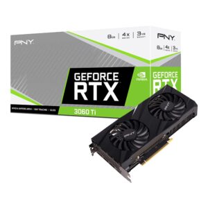 pny geforce rtx 3060 ti 8gb verto dual fan graphics card lhr