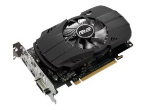 asus geforce gtx 1050 ti 4gb phoenix fan edition dvi-d hdmi dp 1.4 gaming graphics card (ph-gtx1050ti-4g)