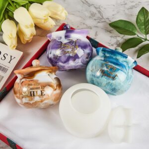 ISSEVE Silicone Jars Molds with Lids for Epoxy Resin Casting, Candy Jewelry Storage Boxes, Home Decoration, DIY Crafts