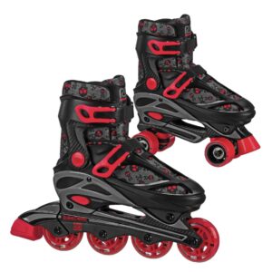 Roller Derby Boys Sprinter 2N1 Quad and Inline Skates Combo