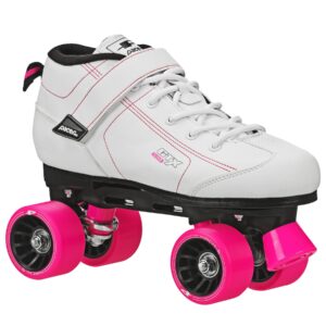 pacer gtx-500 roller skates - newly revised model (white, kids 1)