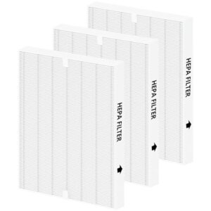 3 pack ap-1512hh true hepa replacement filter for coway airmega ap-1512hh and airmega 200m series air purifiers (ap-1512hh, ap-1512hh-fp, ap-1518r, ap-1519p), compared to part # 3304899