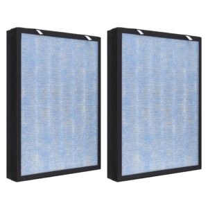 hichoryer hsp002 replacement filter, compatible with hathaspace® hsp002 smart true hepa air purifier 2.0, 2 pack