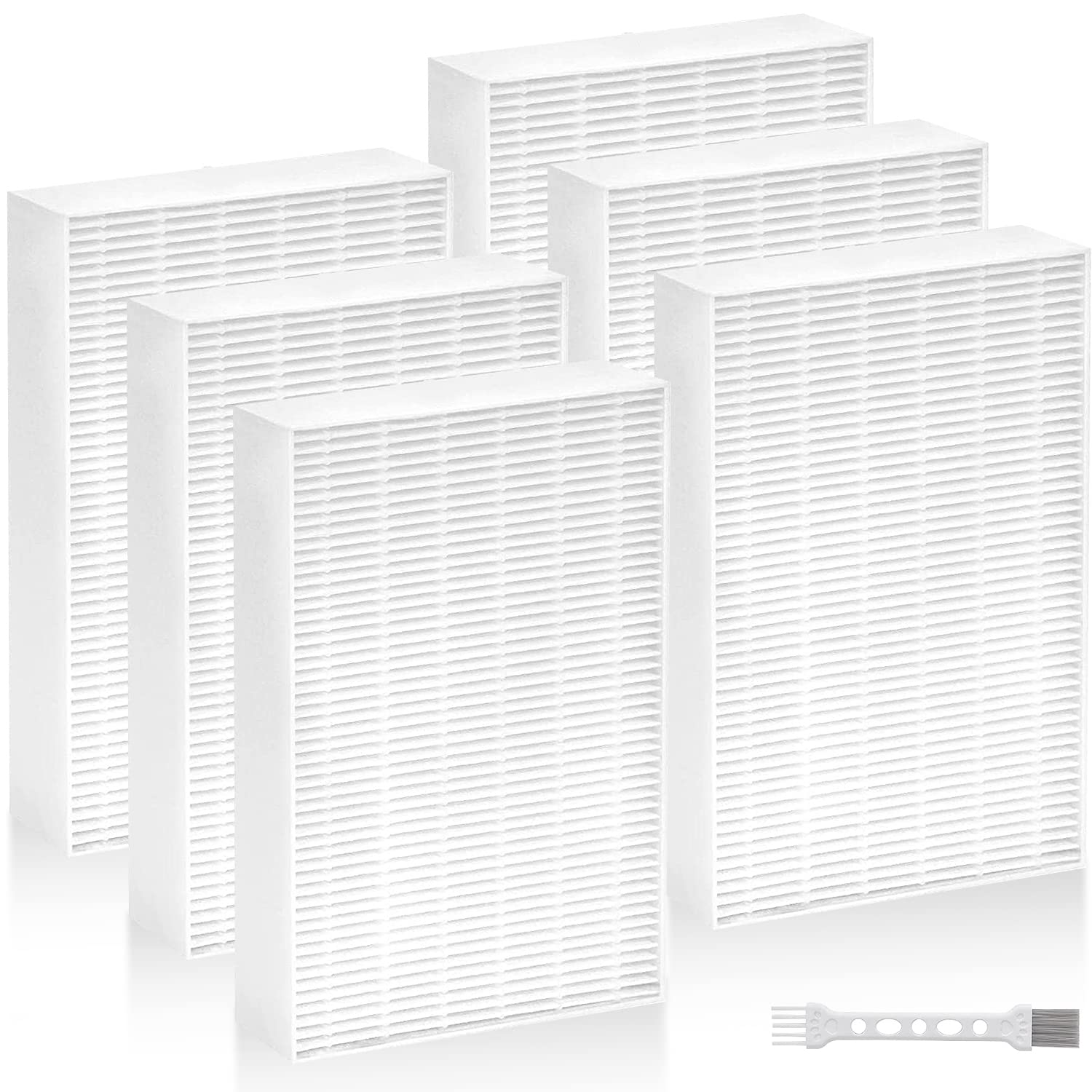 6 Pack Replacement HEPA Filters for Honeywell HPA300 HPA200 HPA100 Air Purifiers - Compatible with HPA300 HPA090 HPA250 Series - Filter R HRF-R3 HRF-R2 HRF-R1 - Honeywell HEPA Air Purifier Filter Kit