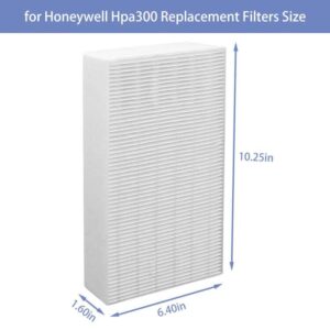 6 Pack Replacement HEPA Filters for Honeywell HPA300 HPA200 HPA100 Air Purifiers - Compatible with HPA300 HPA090 HPA250 Series - Filter R HRF-R3 HRF-R2 HRF-R1 - Honeywell HEPA Air Purifier Filter Kit