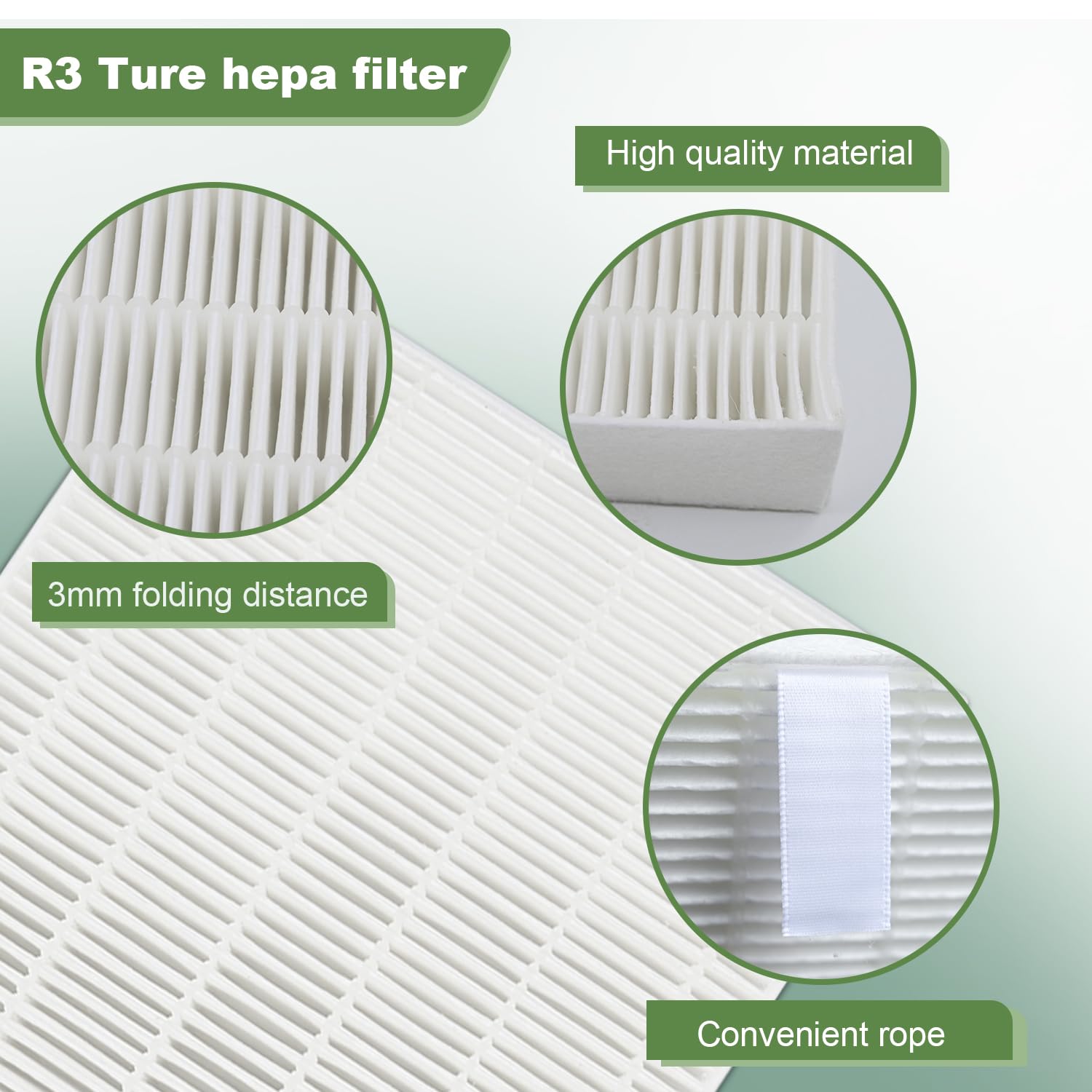 HPA300 True HEPA Filter Replacement Compatible with Honeywell Air Purifier HPA300 Series, HPA300, HPA304, HPA8350 HPA300VP, HPA8350, HPA3300b, HPA5300, HPA200, HPA100, HPA090 Air Purifier