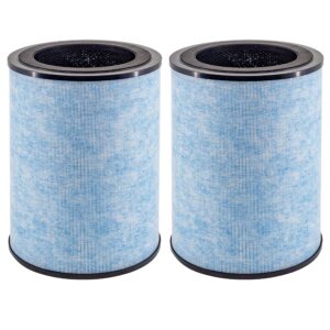 asheviller ap300 filter replacement, compatible with instant® ap300 air purifier, h13 grade true hepa filter and activated carbon filter, compare to f300 filter,2 pack