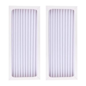 2 pack replacement 04383 hepa filter compatible with hamilton beach 04383, 04384, air purifier filter part # 990051000