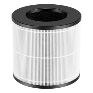 replacement filter for purivortex ac300 air purifier, 3-in-1 true hepa, high-efficiency activated carbon