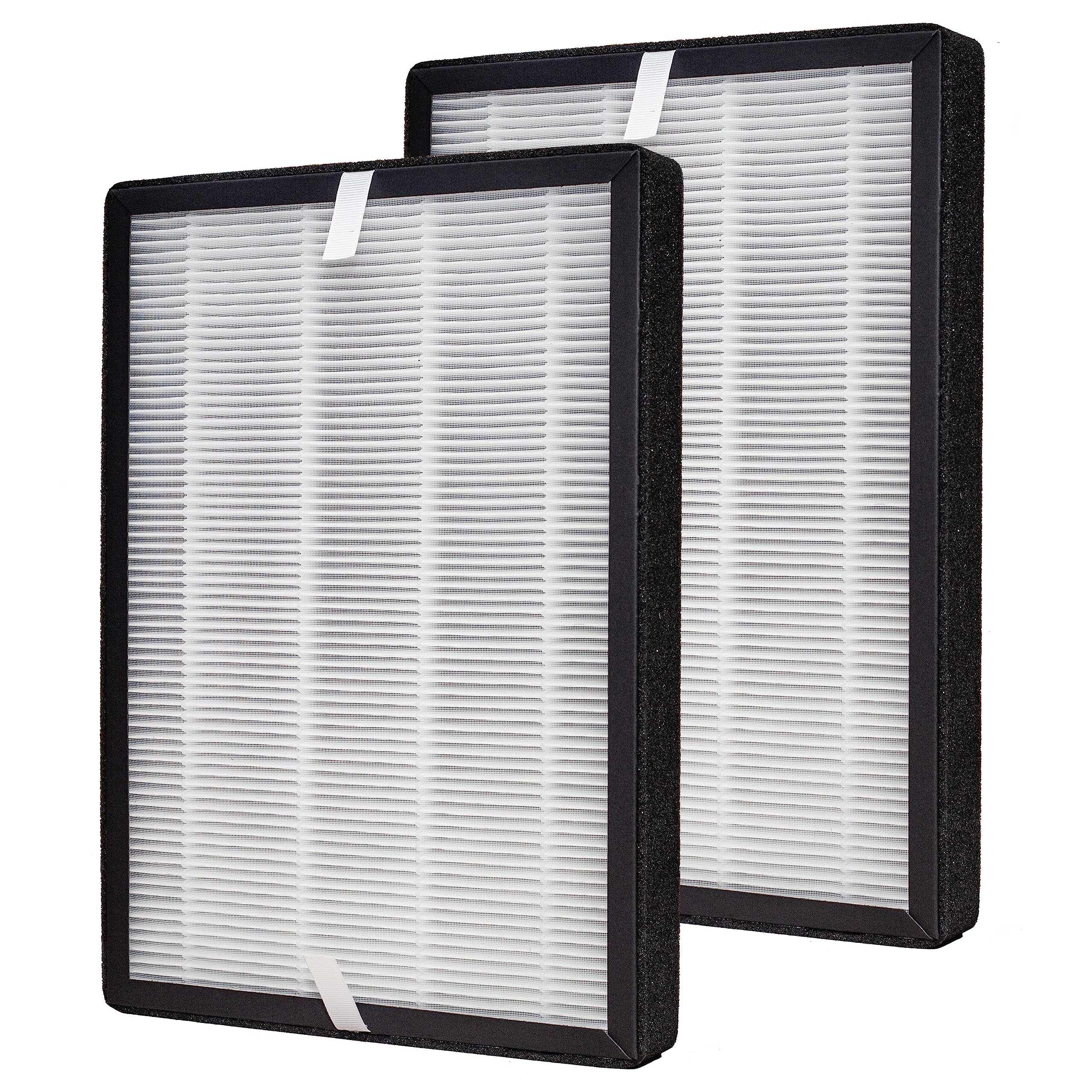 Lhari 2-Pack True HEPA GL-FS32 Filter, Compatible with MOOKA/KOIOS GL-FS32 + AZEUS GL-FS32 Air Purifier, 3-in-1 H13 True HEPA Removes Dust and VOCs, 2-Pack