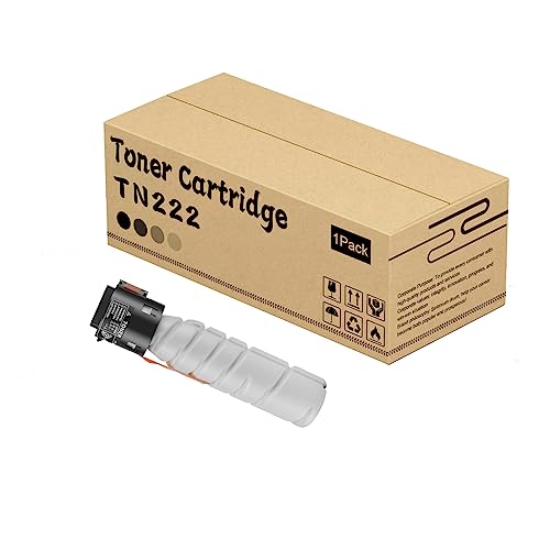 RIOMAN TN222 Toner Cartridge Compatible Replacement for Konica Minolta TN222 to Use with Bizhub 266 306 Toner Printer Black