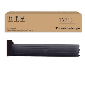 floapa tn712 toner cartridge use for konica minolta bizhub 654 654e 754 754e printers